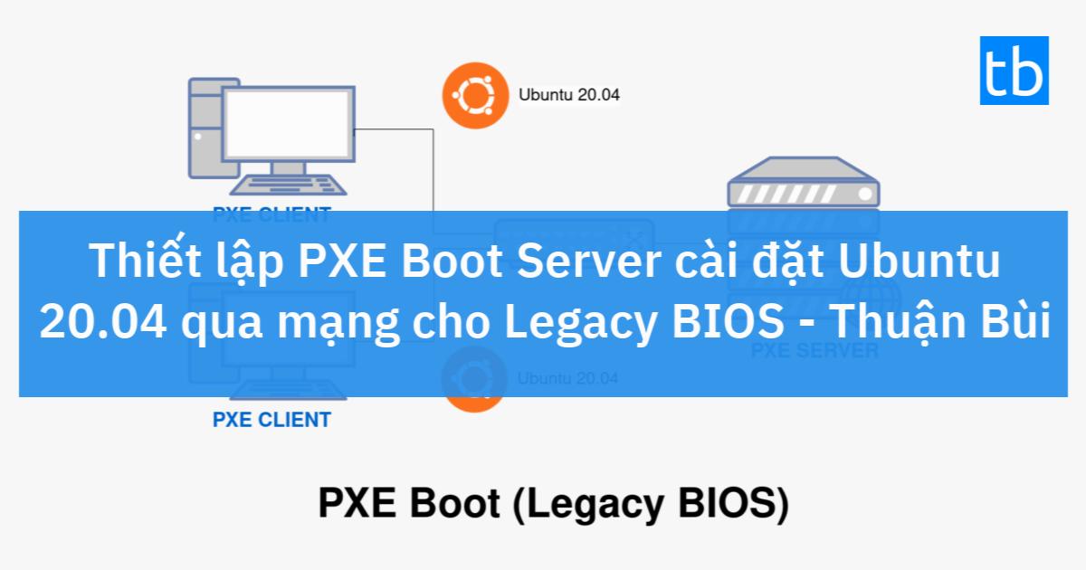 Thiết lập PXE Boot Server cài đặt Ubuntu 20.04 qua mạng cho Legacy BIOS | Thuận Bùi Blog