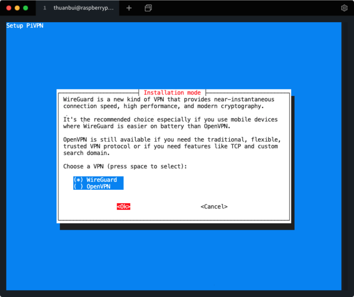 PiVPN - Script cài đặt WireGuard VPN Server cho Raspberry Pi | Thuận ...