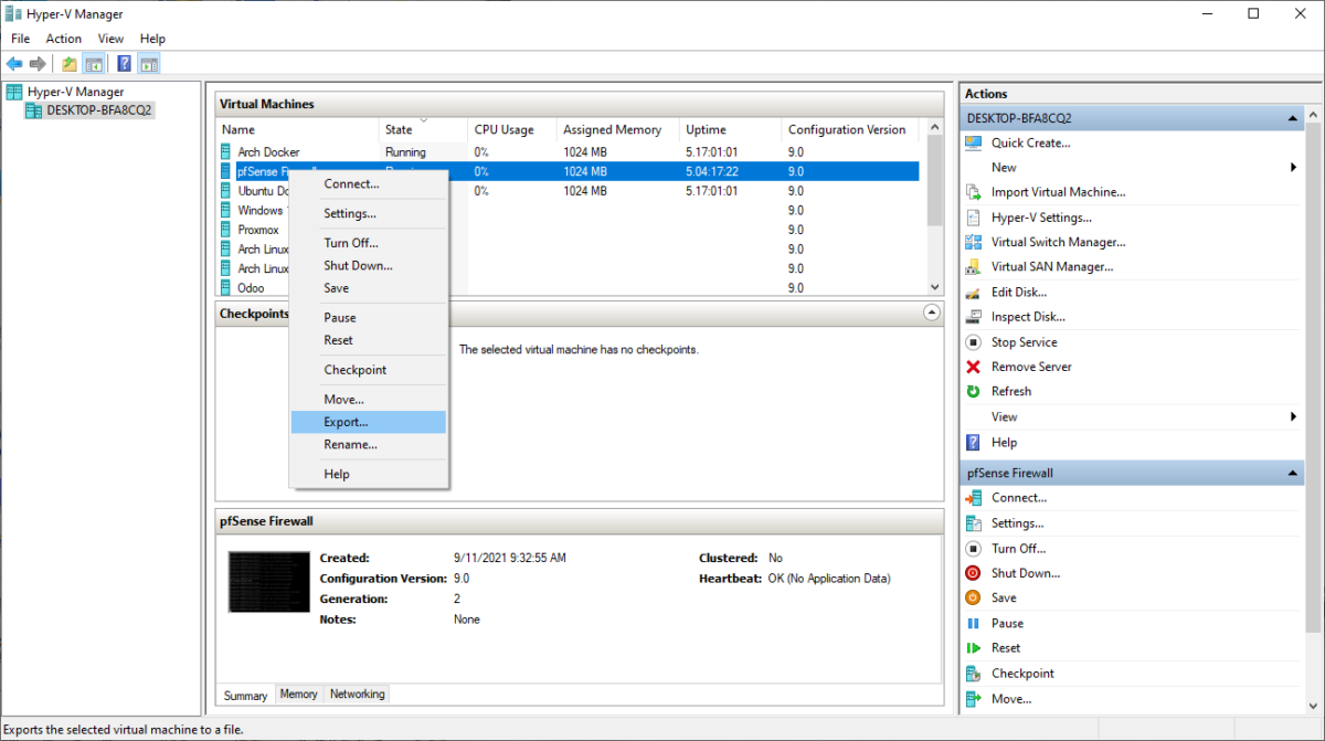 Hướng dẫn clone (tạo bản sao) máy ảo trên Hyper-V | Thuận Bùi Blog