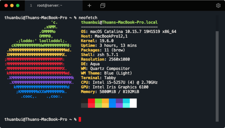 Neofetch - Hiển thị thông tin hệ thống trực quan phong cách ASCII Art ...