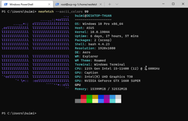 Neofetch - Hiển thị thông tin hệ thống trực quan phong cách ASCII Art ...