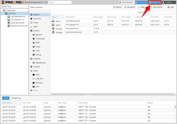 [Proxmox] Thiết lập LXC (LinuX Container) trên Proxmox VE | Thuận Bùi Blog