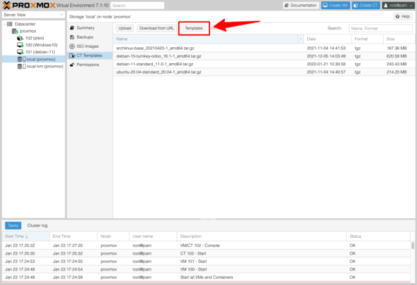  Proxmox Thi t L p LXC LinuX Container Tr n Proxmox VE Thu n B i Blog