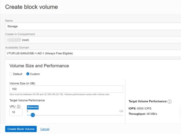 Thiết lập Block Volume trên Oracle Cloud | Thuận Bùi Blog