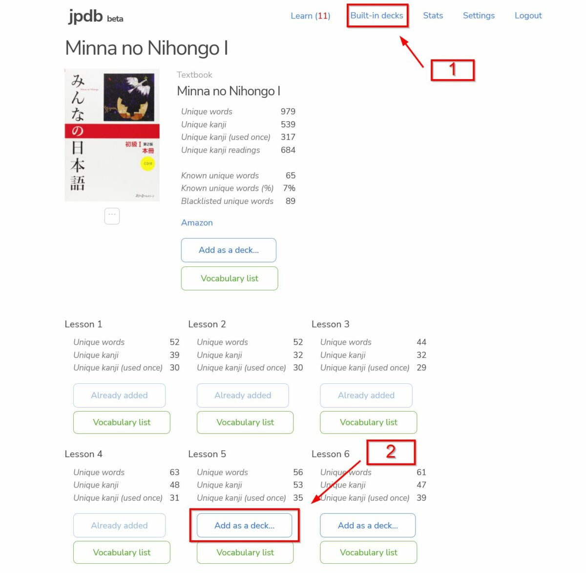 Học tiếng Nhật - Ngày 14: Minna No Nihongo 1 + JPDB.io + WaniKani + Anki | Thuận Bùi Blog