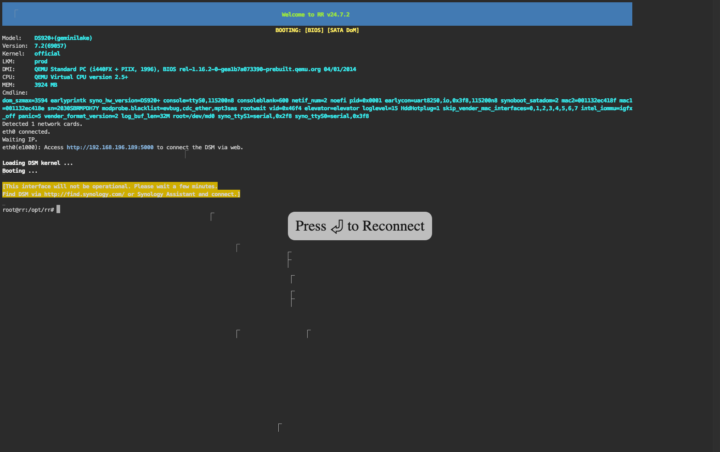 Cài đặt Xpenology DSM 7.2 sử dụng RR Loader (Redpill Recovery Loader) | Thuận Bùi Blog