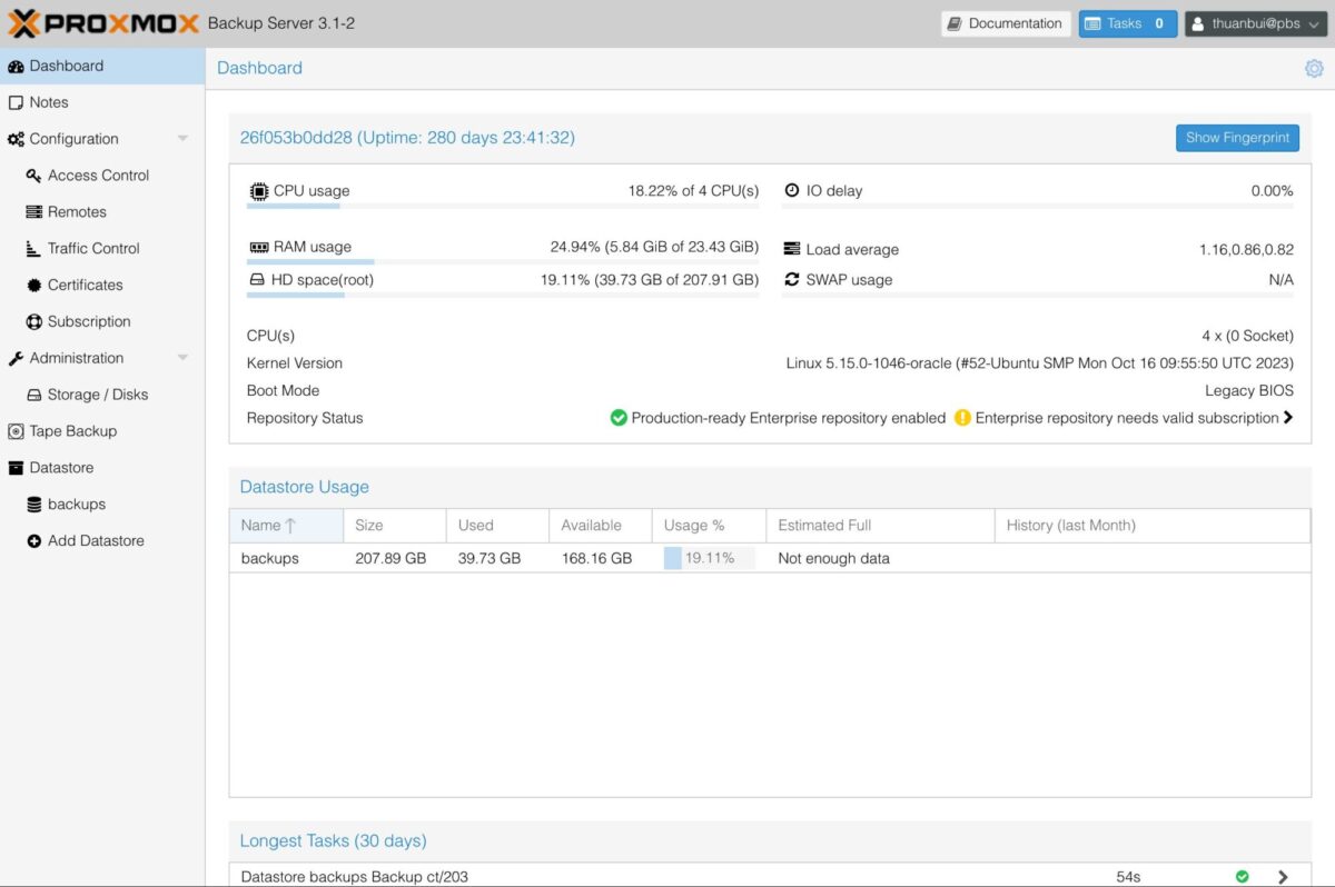 Hướng dẫn Proxmox Backup Server - sao lưu máy ảo VM / LXC Container cho ... Hướng dẫn Proxmox Backup Server - sao lưu máy ảo VM / LXC Container cho ...