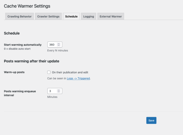 Cache Warmer - Plugin tạo sẵn bộ nhớ cache, giúp tăng tốc WordPress | Thuận Bùi Blog