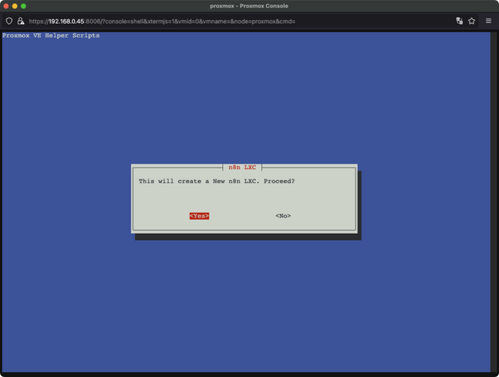 Hướng dẫn cài đặt n8n lên LXC của Proxmox | Thuận Bùi Blog
